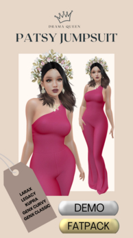 Second Life Marketplace - DRAMA QUEEN Patsy Jumpsuit - DEMO (ADD)